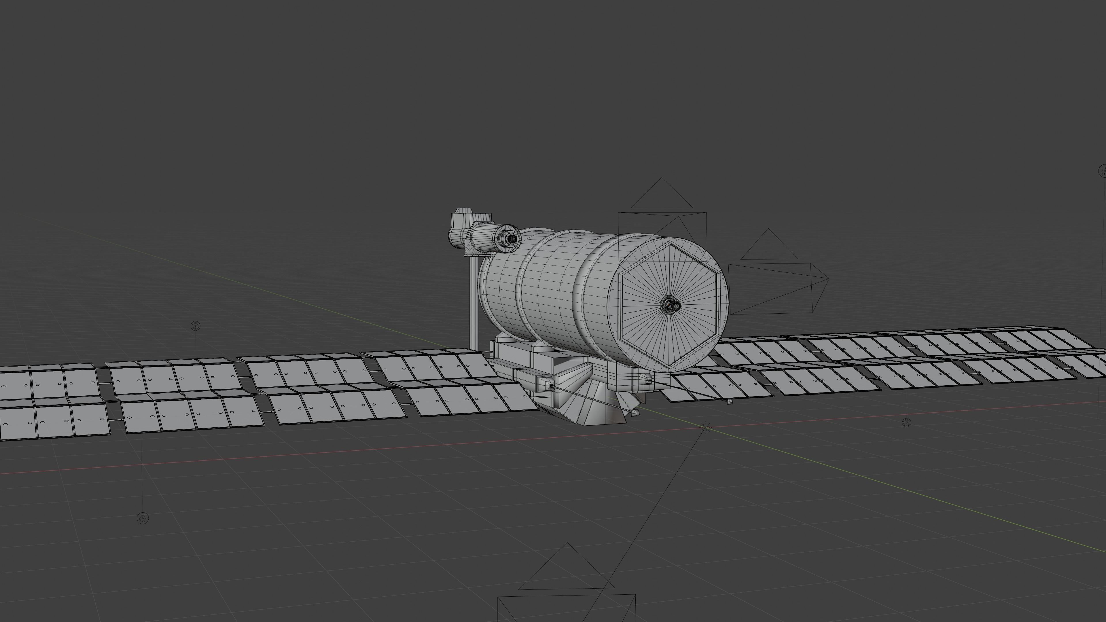3D model Space laser satellite defence system VR / AR / low-poly | CGTrader