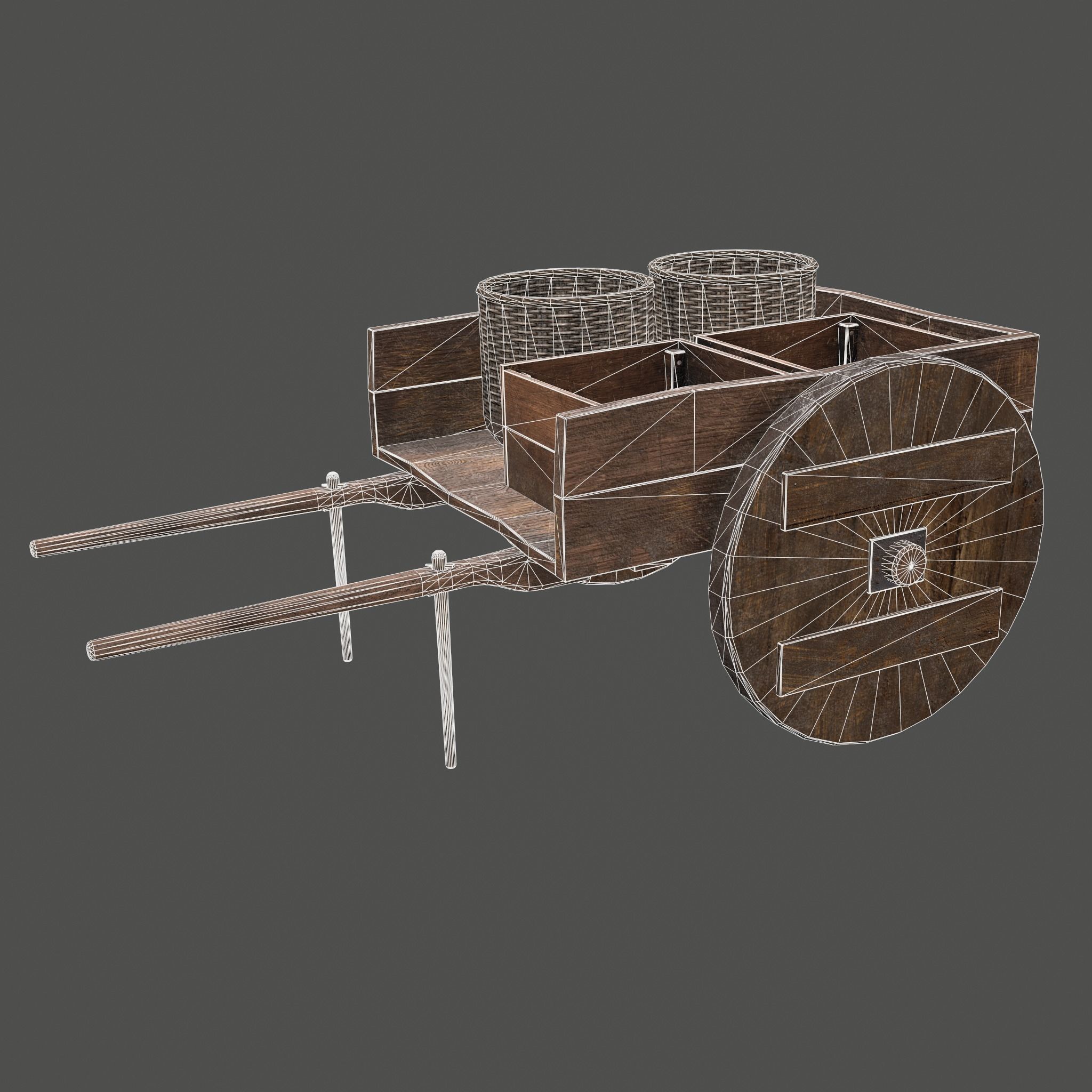 3D Model Collection Four Medieval Display Stands VR / AR / low-poly ...