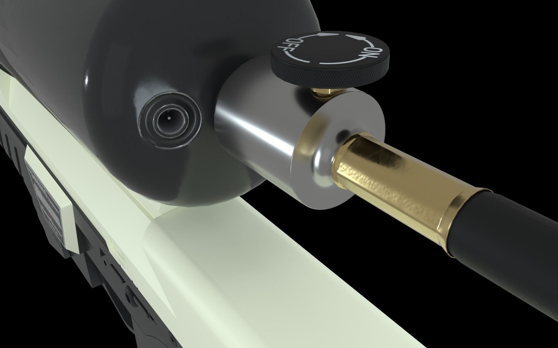 3D model The Boring Company Not a Flamethrower Gun VR / AR / low-poly ...