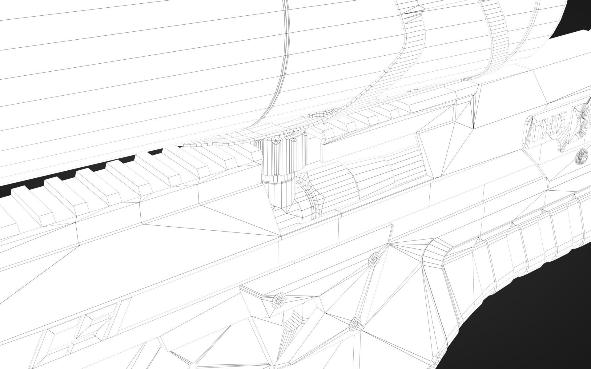 3D model The Boring Company Not a Flamethrower Gun VR / AR / low-poly ...