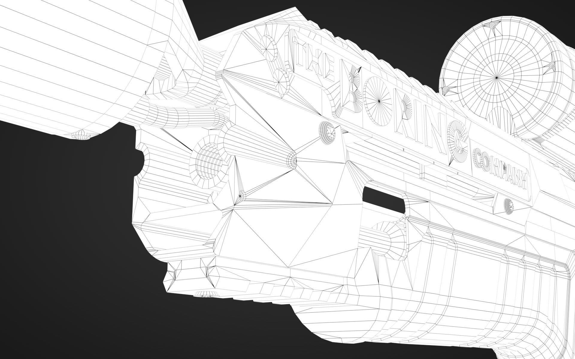 3D model The Boring Company Not a Flamethrower Gun VR / AR / low-poly ...