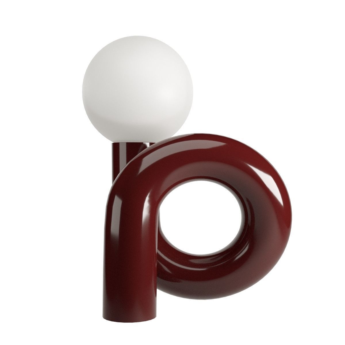 3D model Maroon Spiral by Loft-Concept VR / AR / low-poly | CGTrader