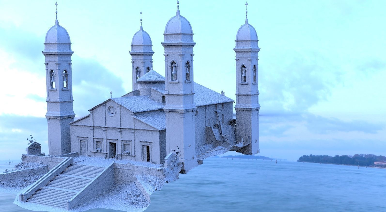 Italian Church 3D model | CGTrader