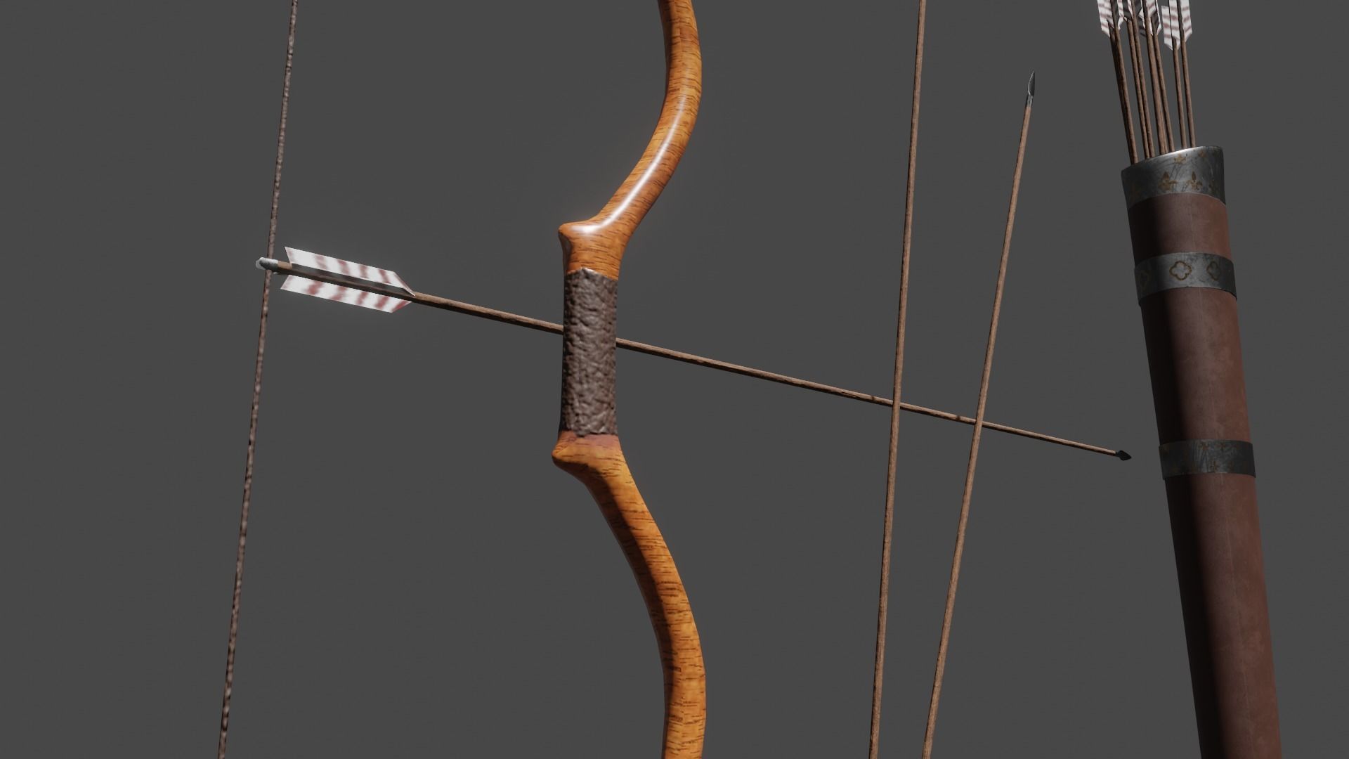 Bow asset free VR / AR / low-poly 3D model | CGTrader