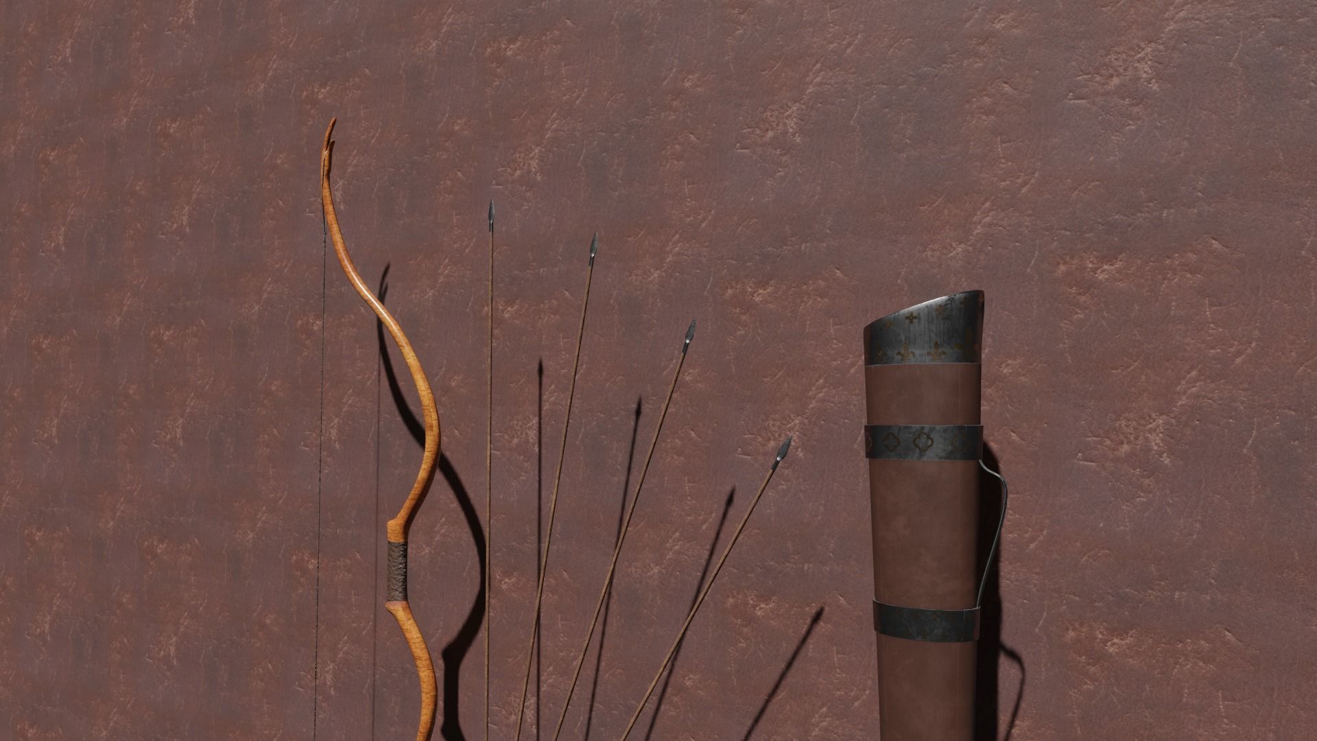 Bow asset free VR / AR / low-poly 3D model | CGTrader