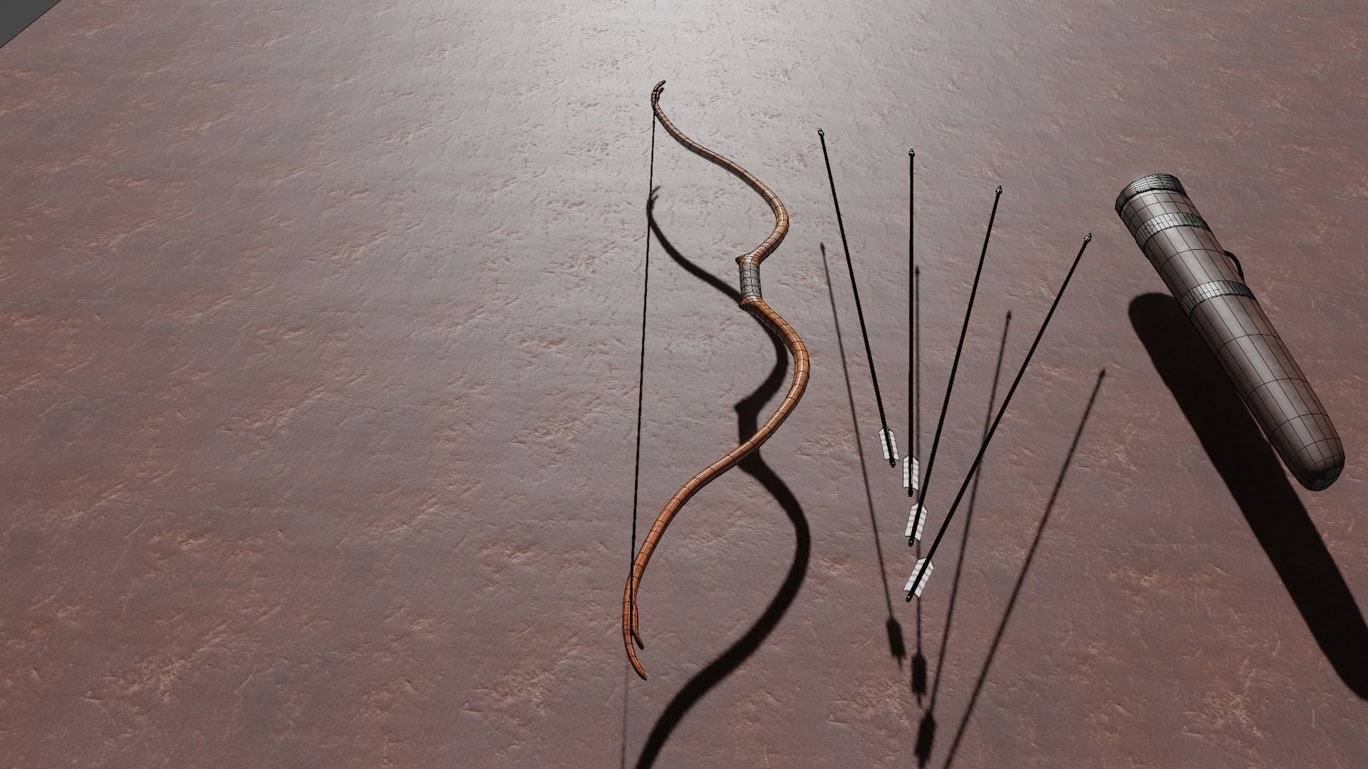 Bow asset free VR / AR / low-poly 3D model | CGTrader