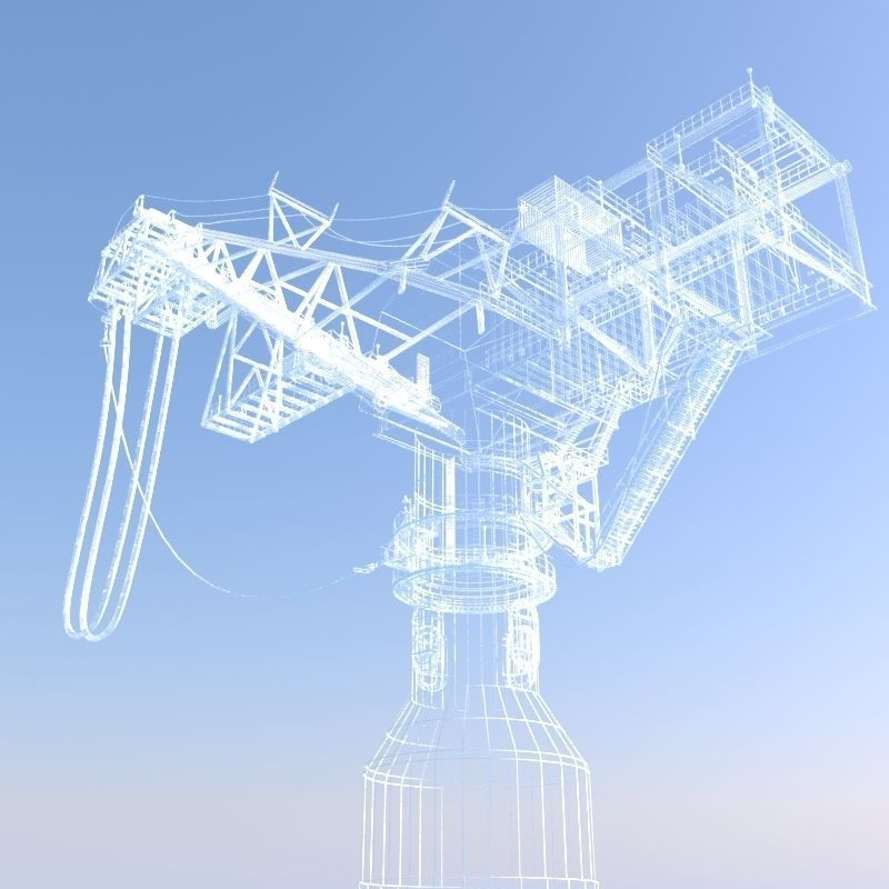 Oil terminal 3D model | CGTrader