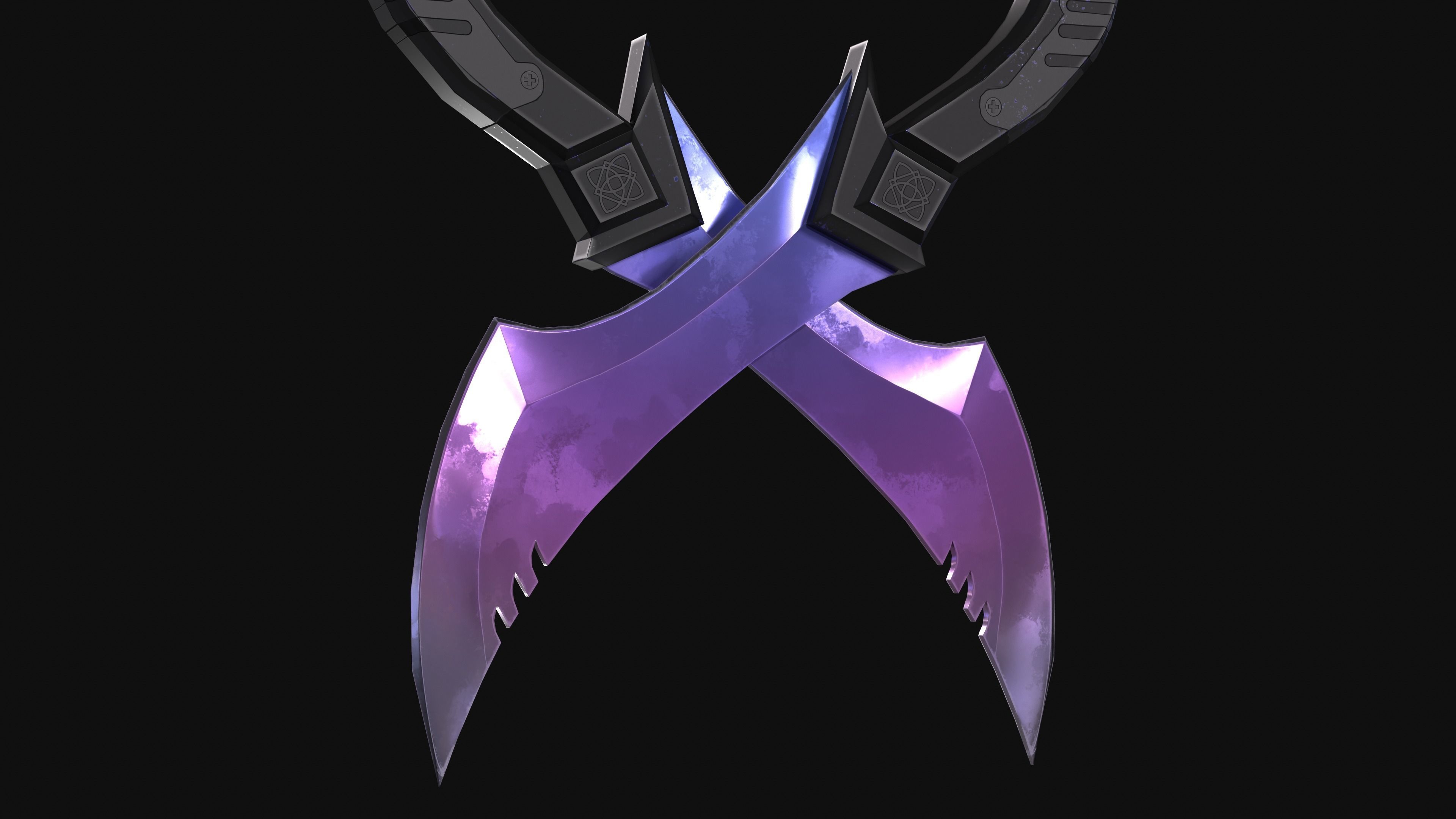 3D model Low poly blades VR / AR / low-poly | CGTrader