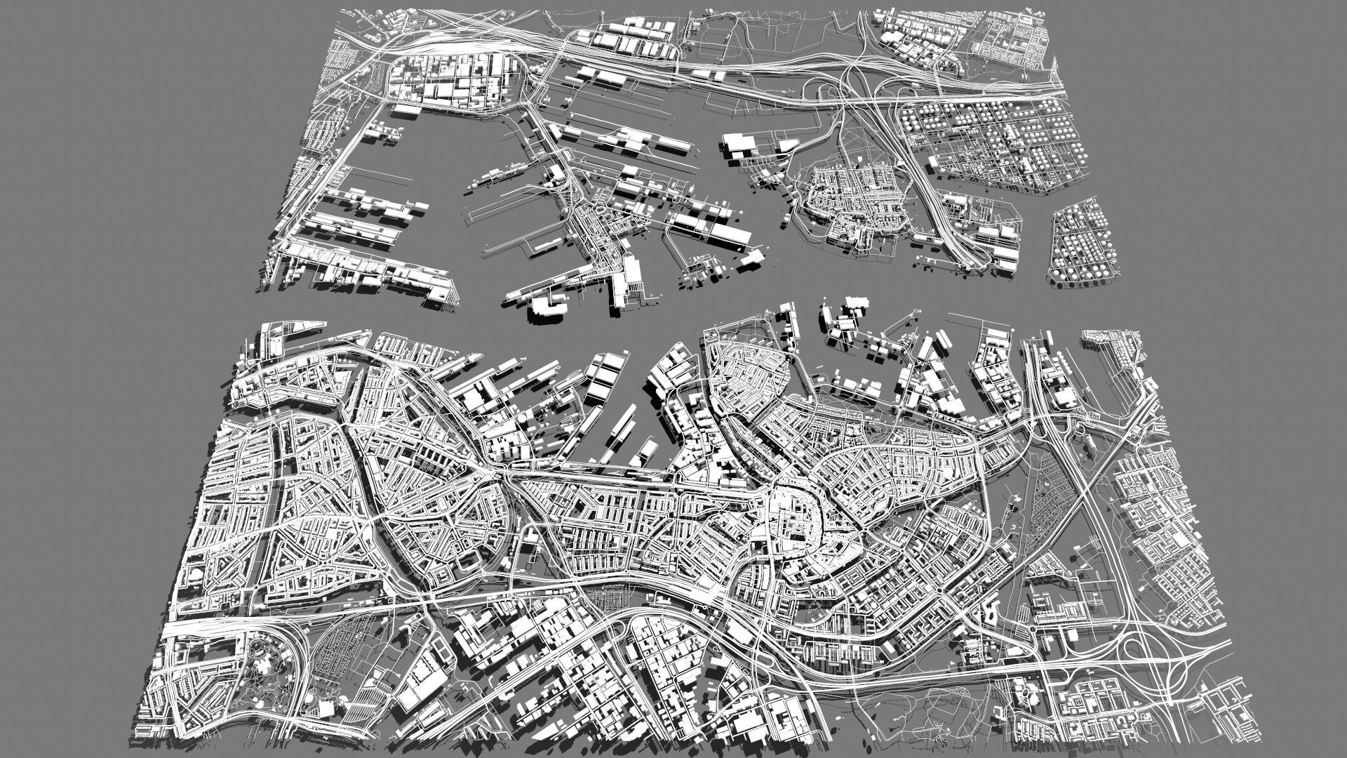 Cityscape Rotterdam Netherlands 3D model | CGTrader