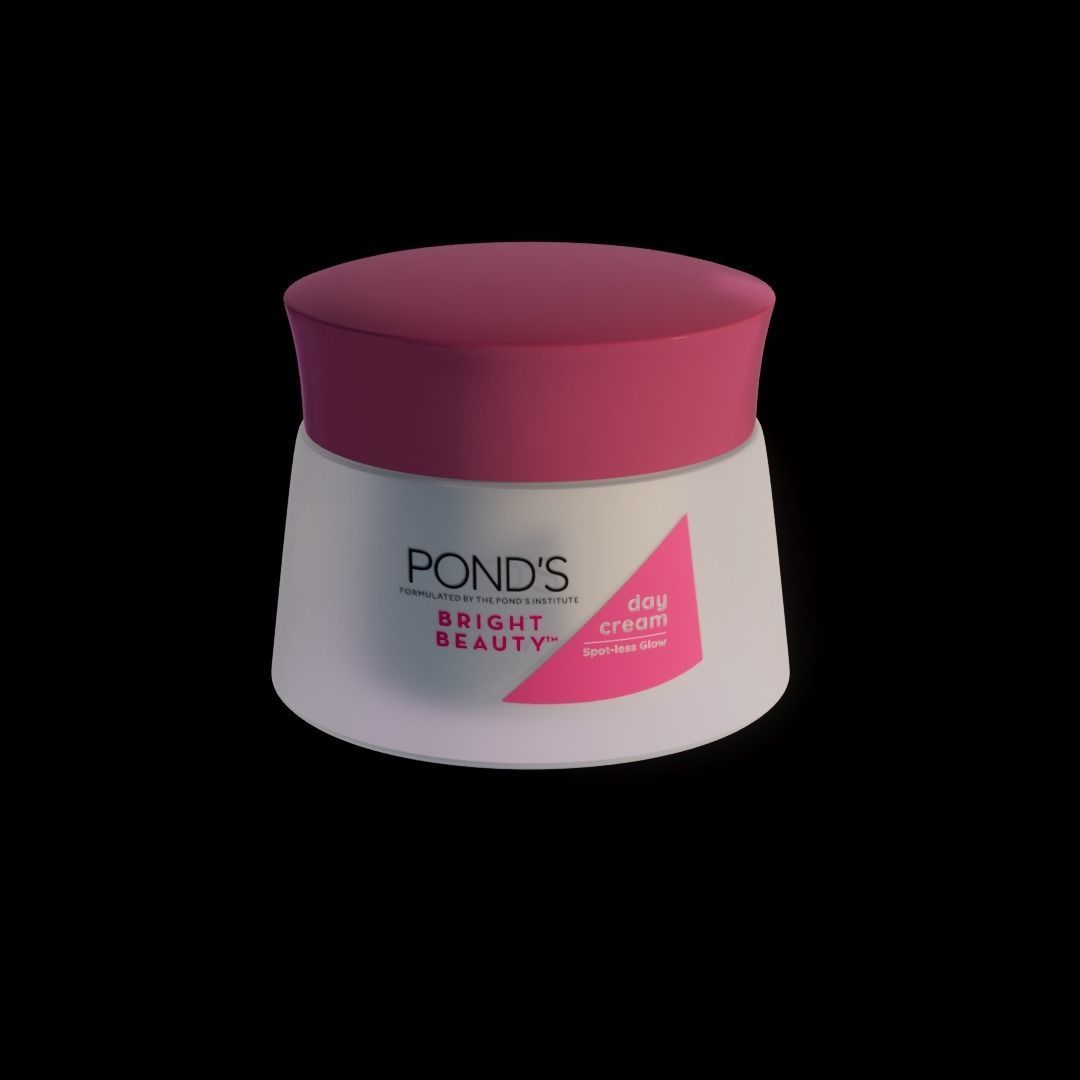 Ponds Jar 3d model 3D model | CGTrader