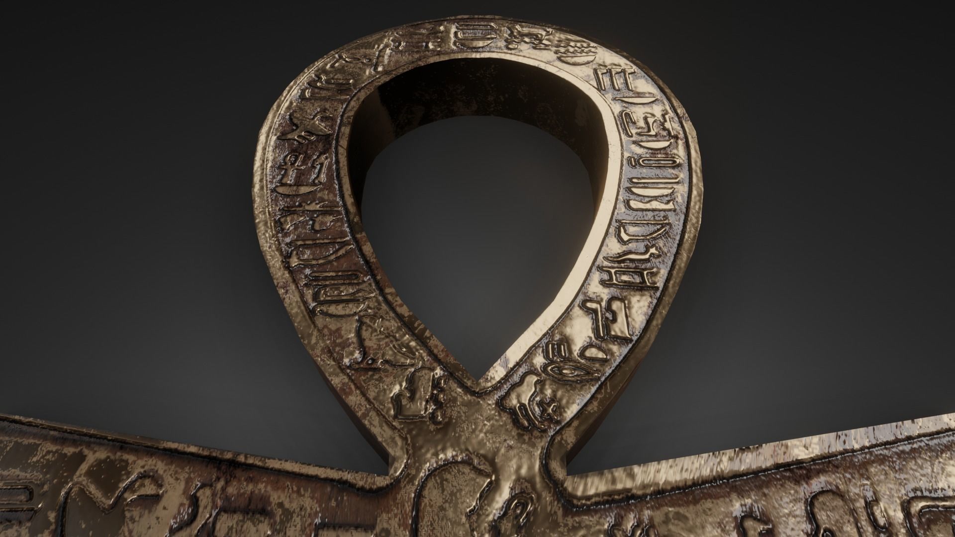 3D model Ancient Egyptian Ankh VR / AR / low-poly | CGTrader