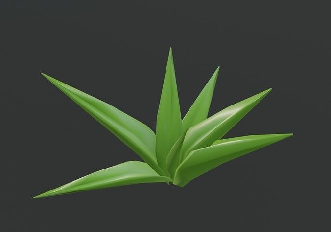 3D model Low Poly Simple Plant VR / AR / low-poly | CGTrader