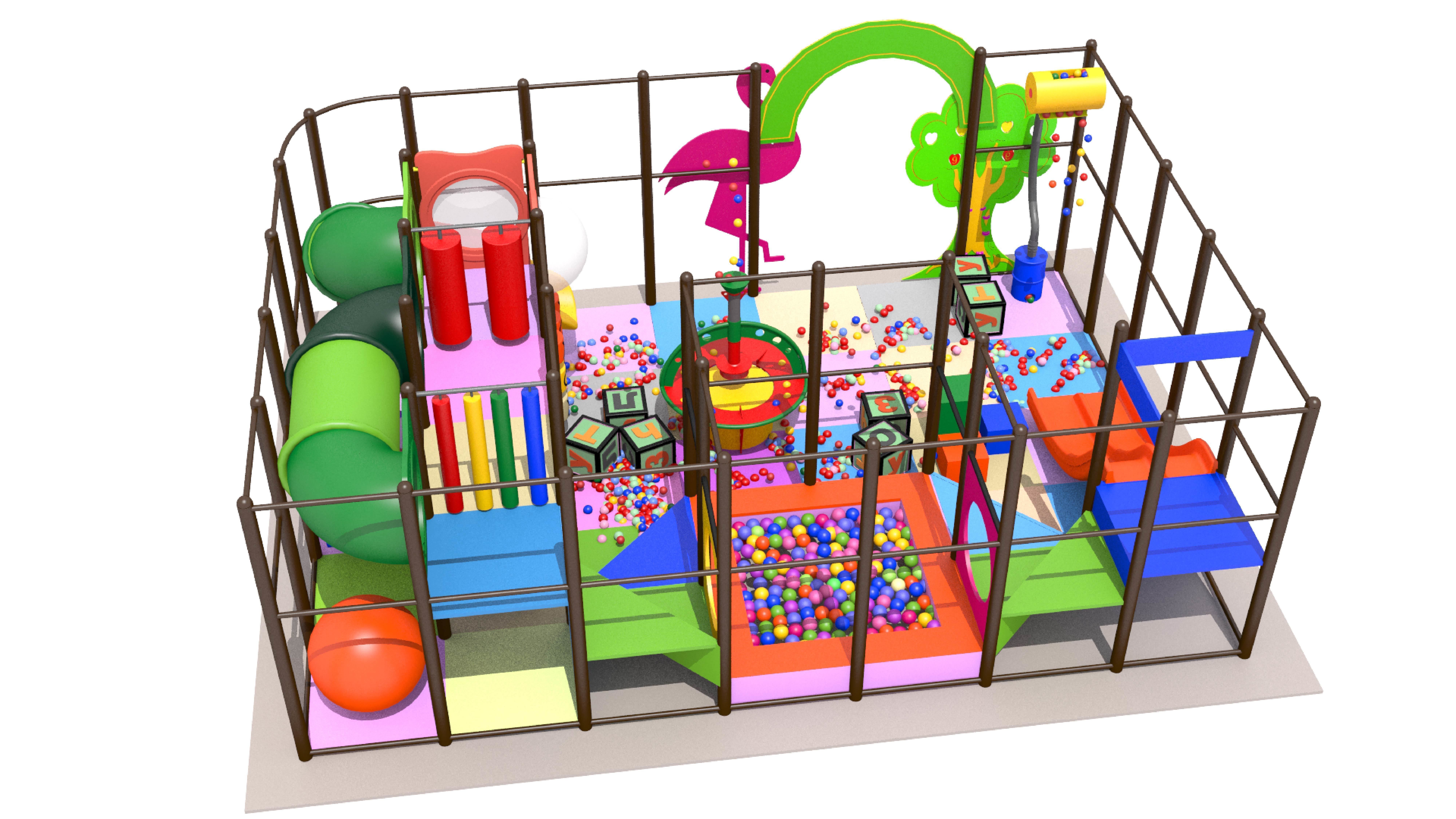 Indoor Playground 3D model | CGTrader