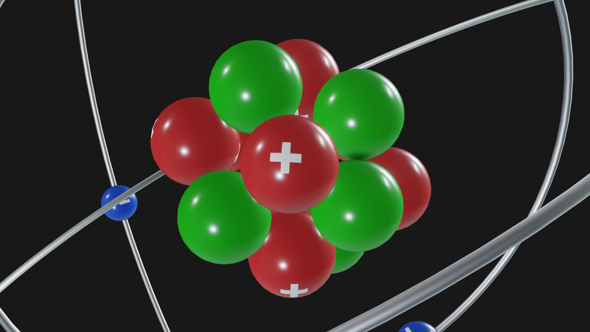 Atom Planetary Model - Bohr 3D model animated | CGTrader