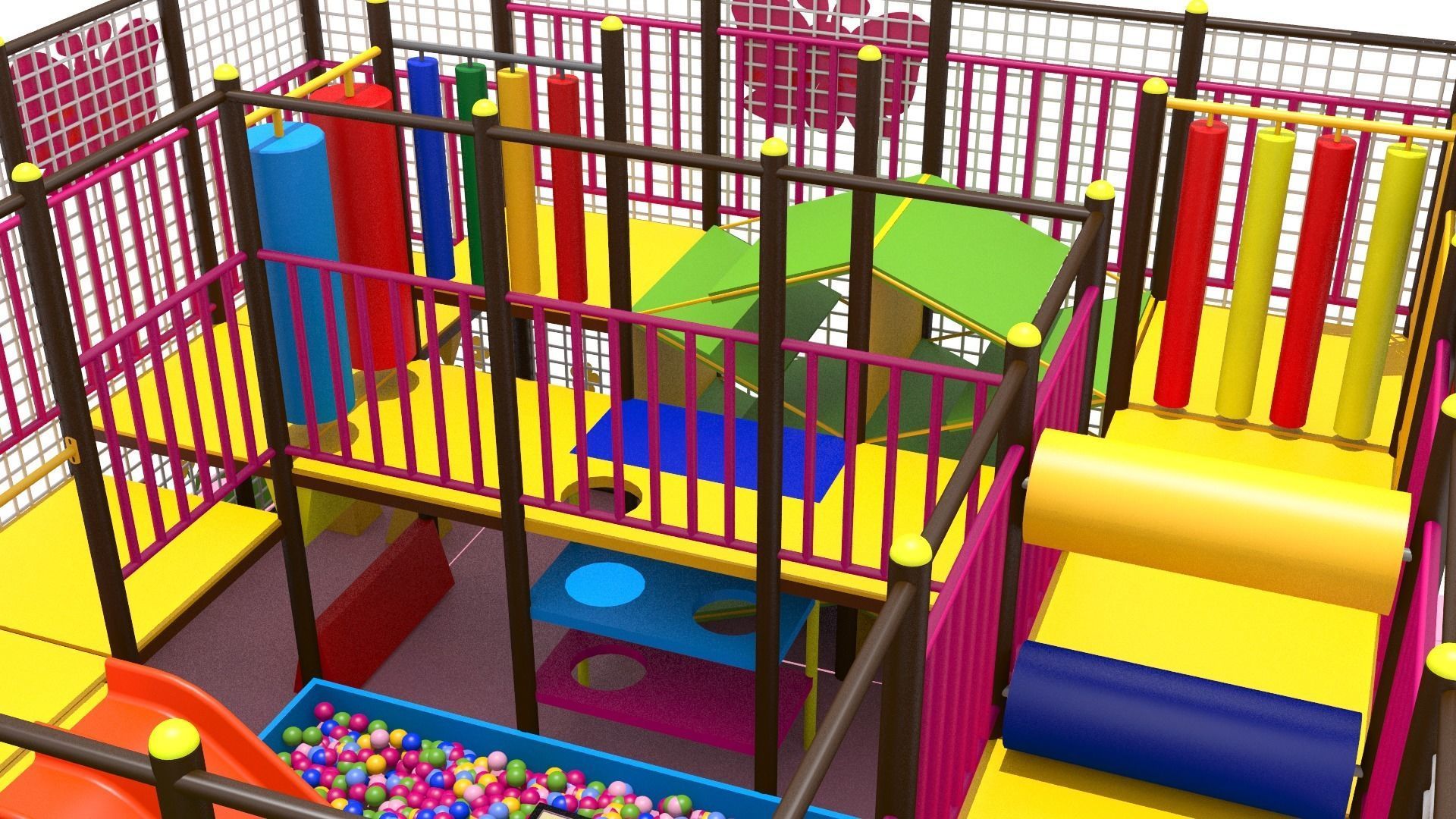 Indoor Playground 3D model | CGTrader