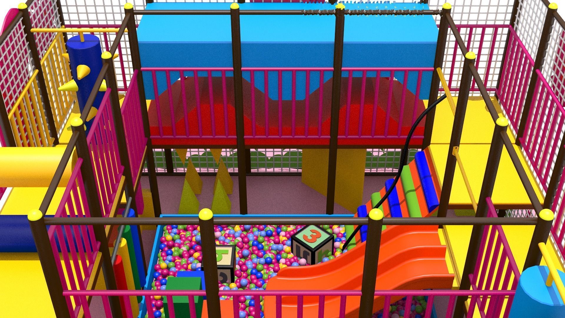 Indoor Playground 3D model | CGTrader