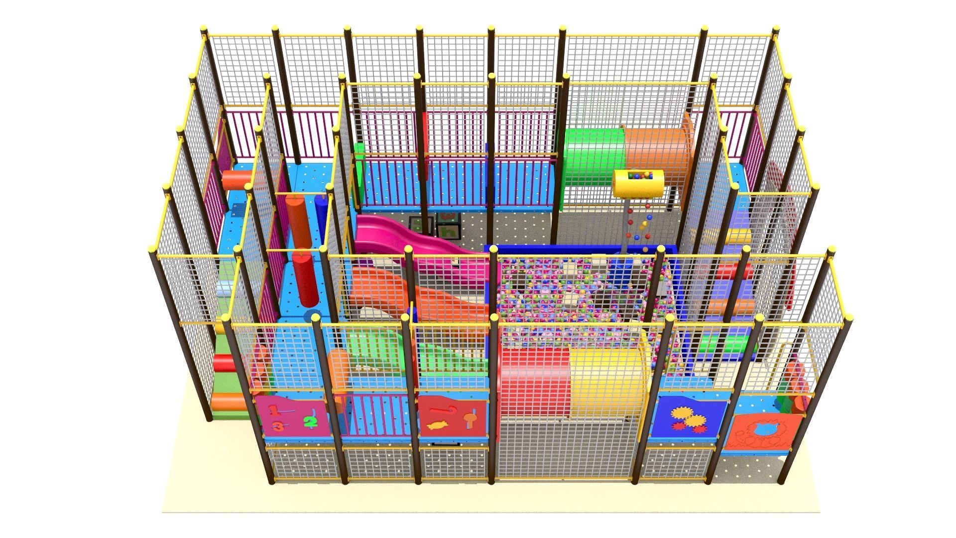 Indoor Playground 3D model | CGTrader