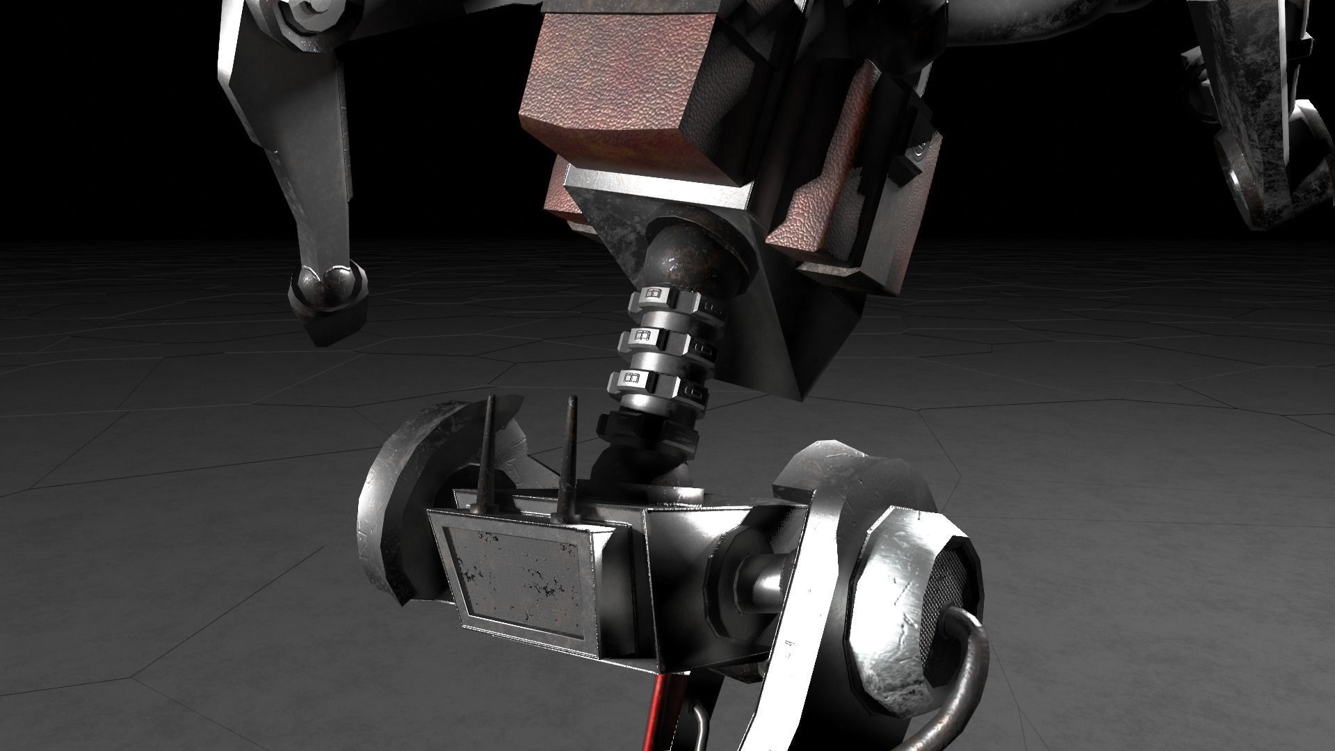 3D model Low poly stylized rigged robot VR / AR / low-poly | CGTrader