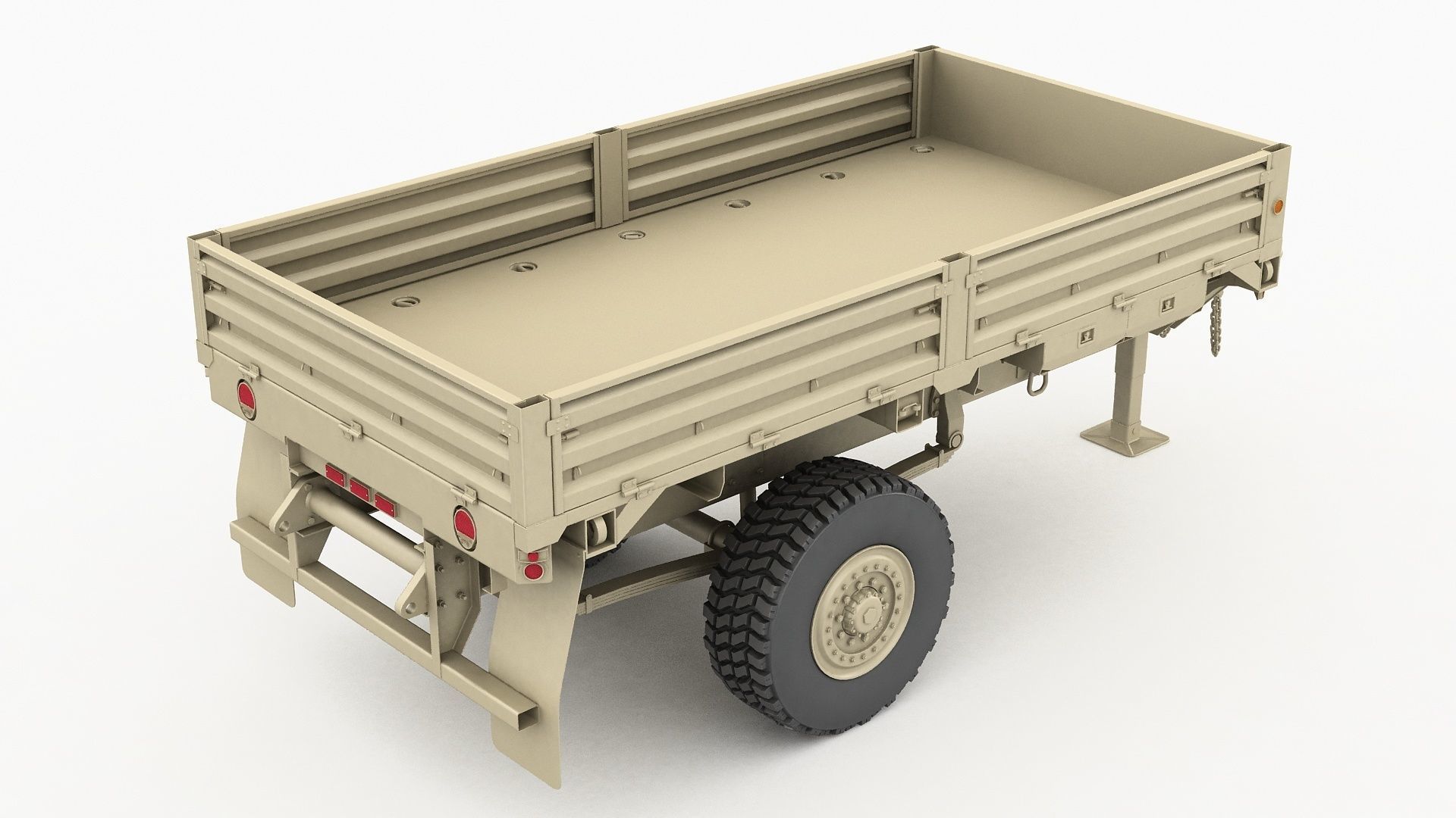 Military trailer M1082 3D model | CGTrader