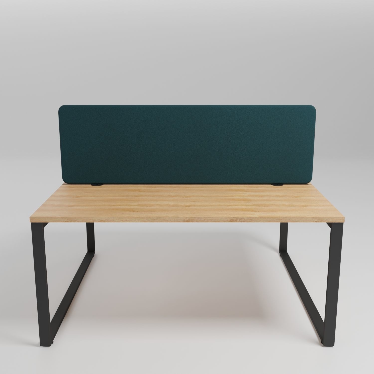 OGI Q - Rectangular melamine-faced chipboard workstation bench - free ...