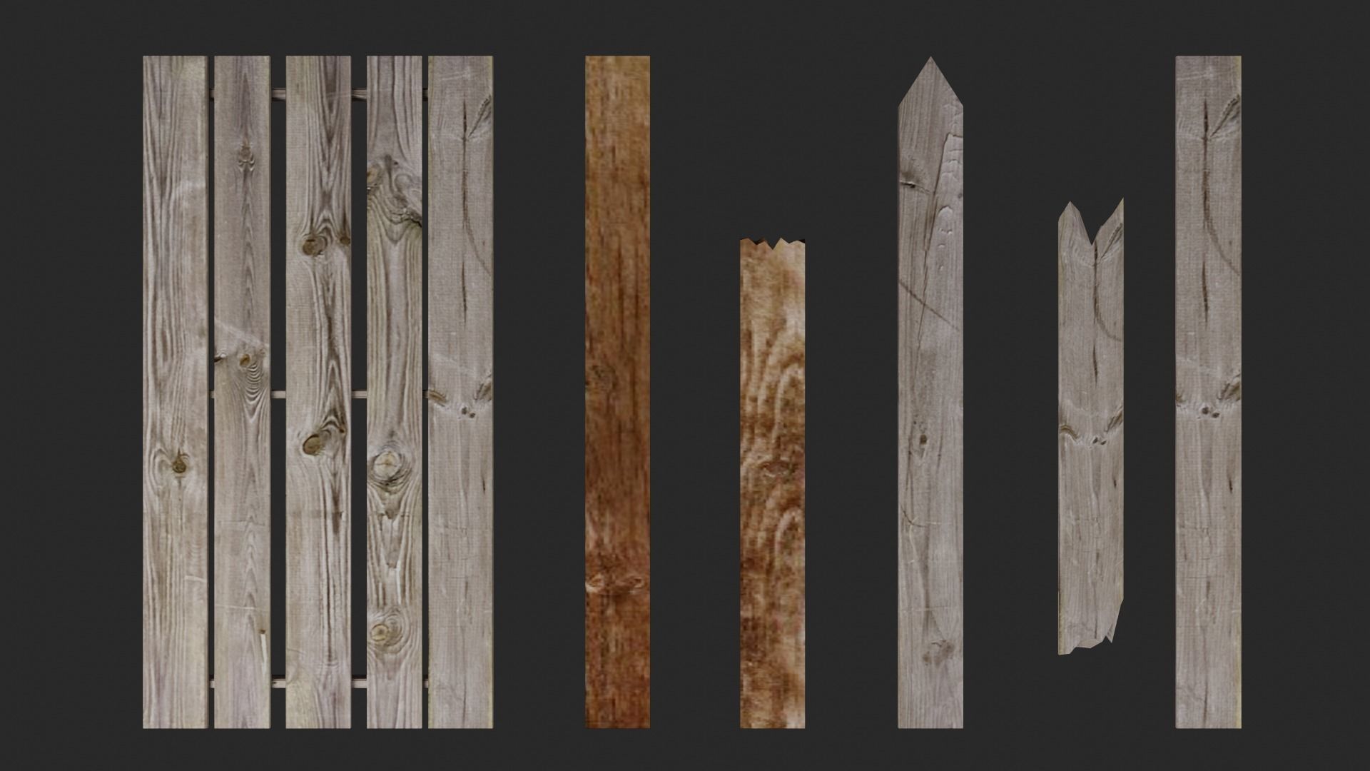 3D model Old Plank Wood Low Poly VR / AR / low-poly | CGTrader