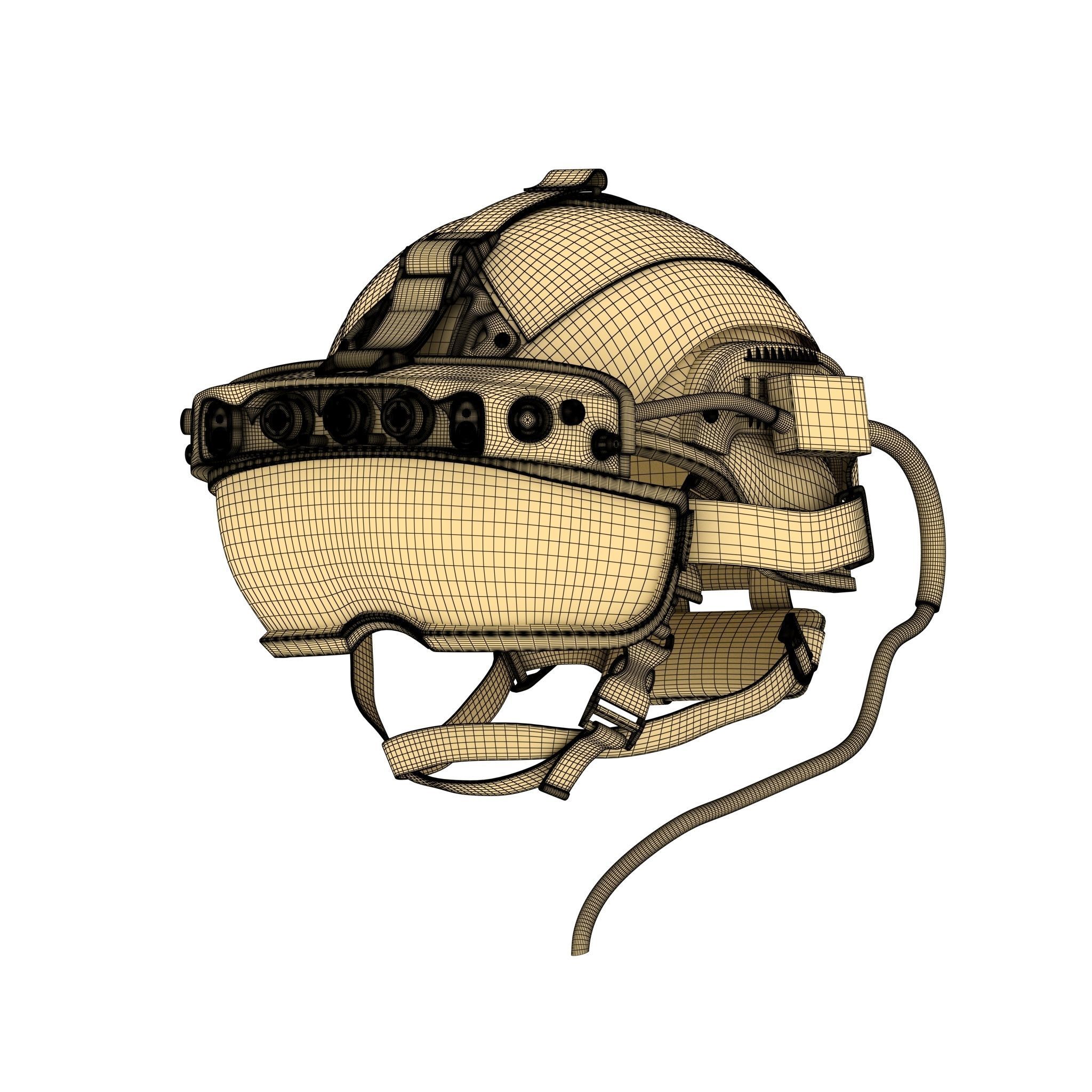 IVAS headset HoloLens Goggles Military Helmet 3D model | CGTrader