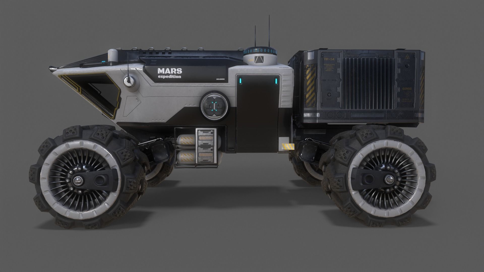 3D model MARS ROVER VR / AR / low-poly rigged animated | CGTrader