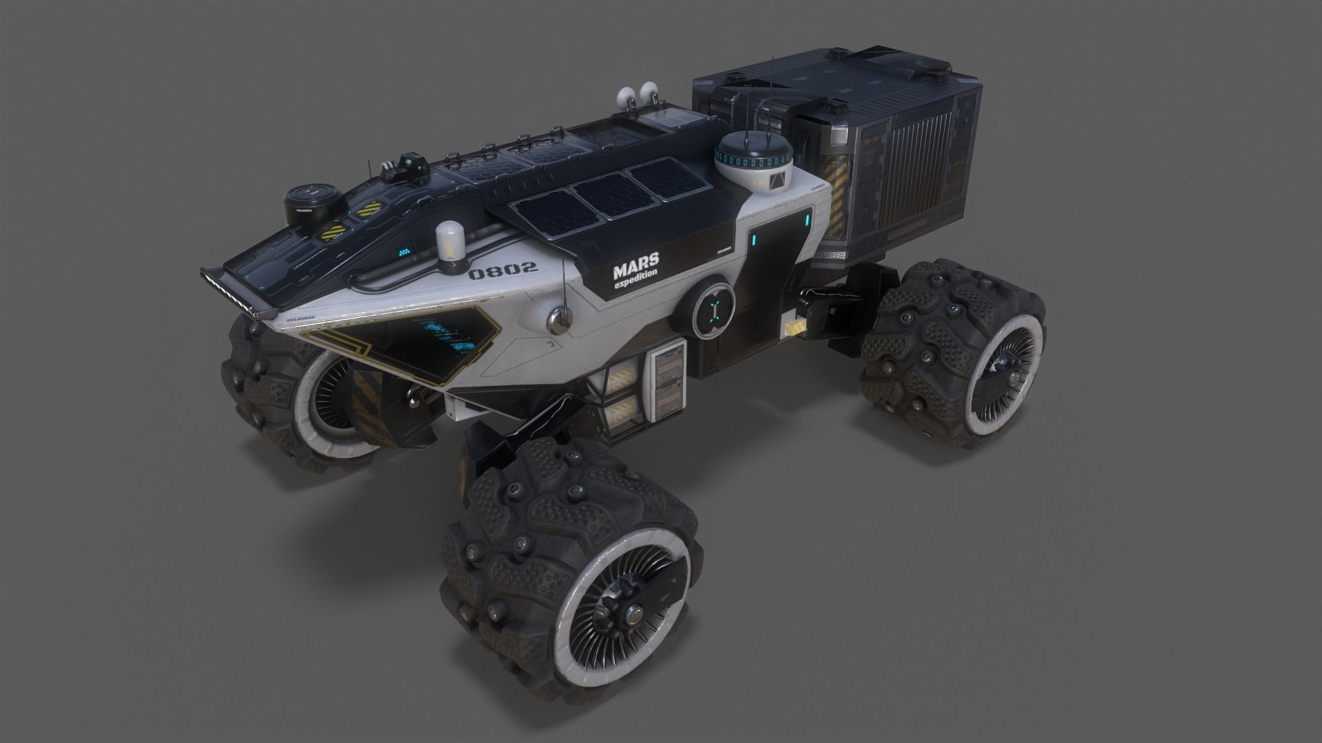 3D model MARS ROVER VR / AR / low-poly rigged animated | CGTrader