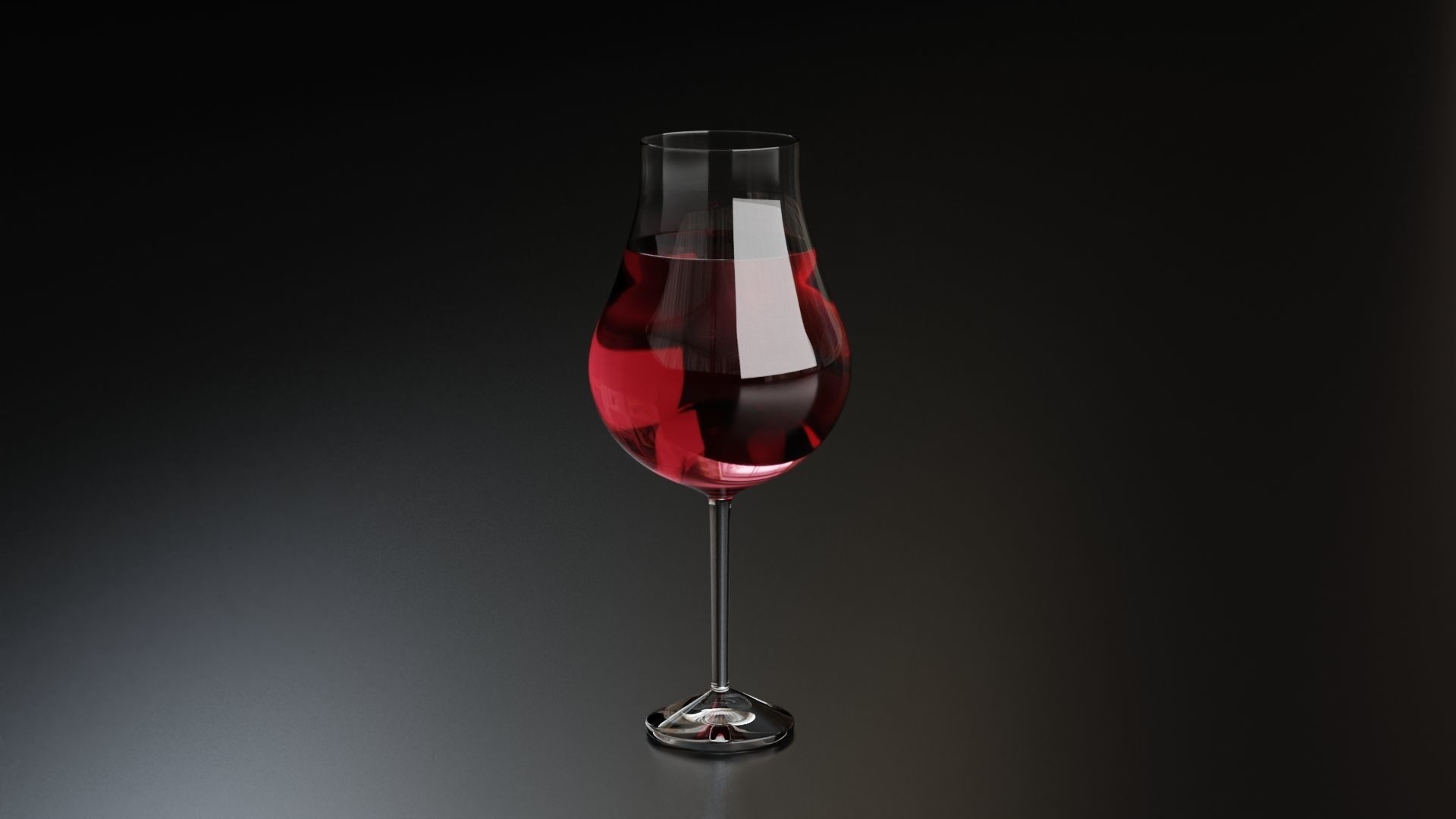 Wine glass 2 3D model | CGTrader