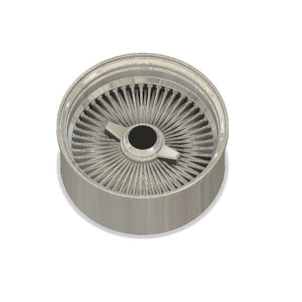 Resin 3d printable Dayton wire wheels for scale car models 3D model 3D ...