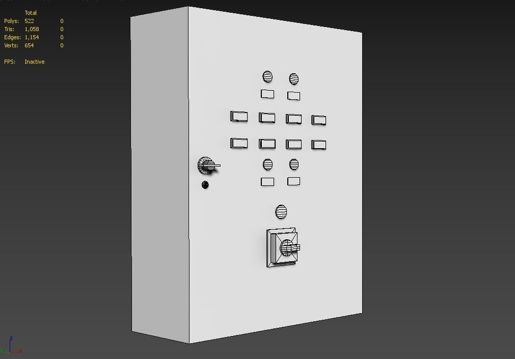 3D model Electrical Control Box m1 VR / AR / low-poly | CGTrader