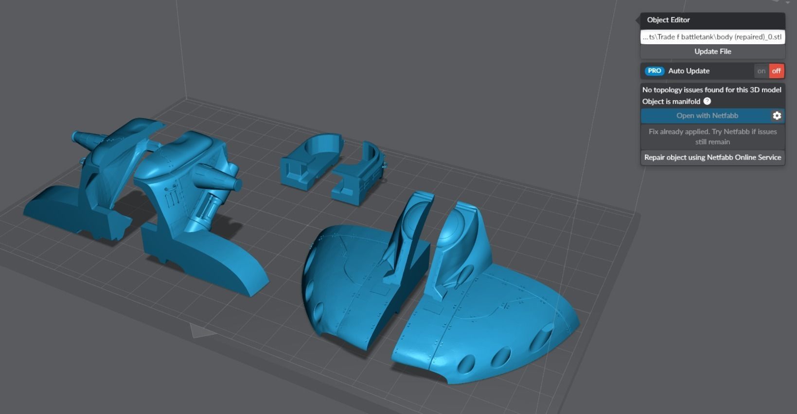 AAT Battle Tank Scale model 3D model 3D printable | CGTrader