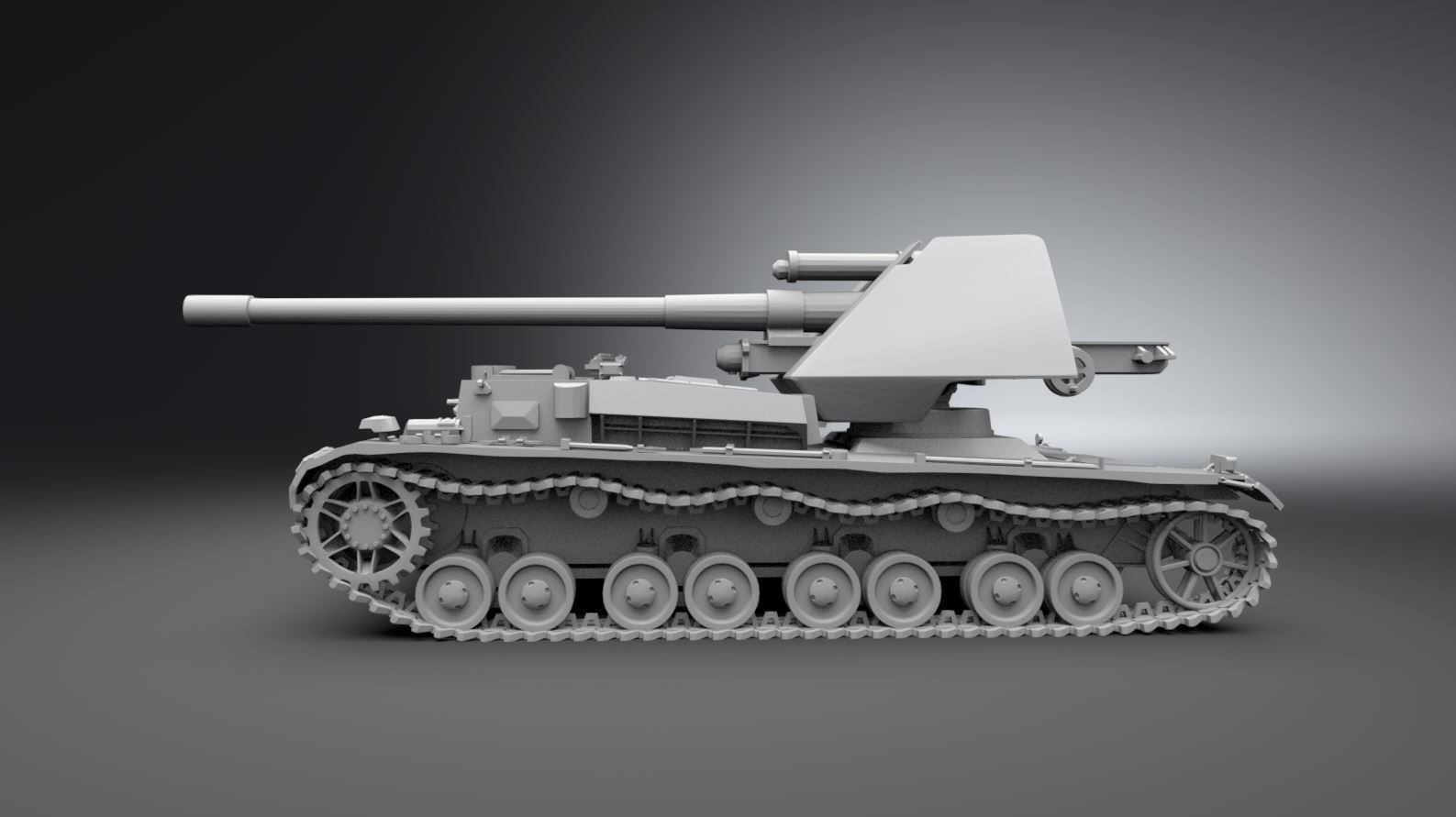 Waffentrager Scale model 3D model 3D printable | CGTrader