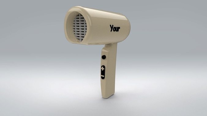 Hair Dryer 3D model 3D printable | CGTrader