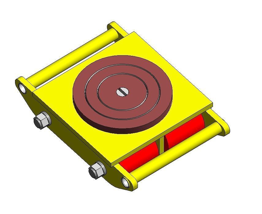 MS-04-CARGO TROLLEY 6TON-13200lb-3D MODEL 3D model | CGTrader