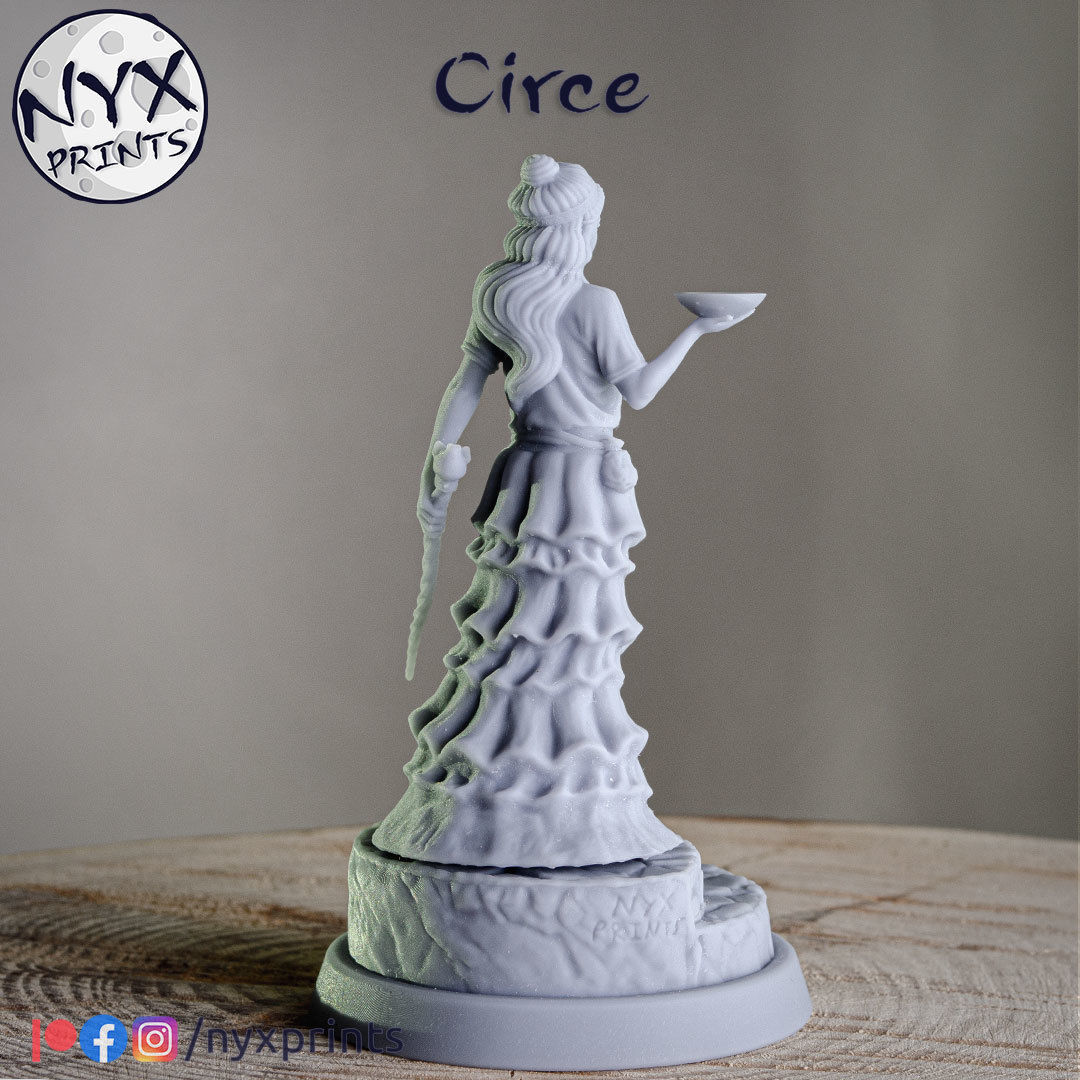 SORCERESS CIRCE 3D model 3D printable | CGTrader