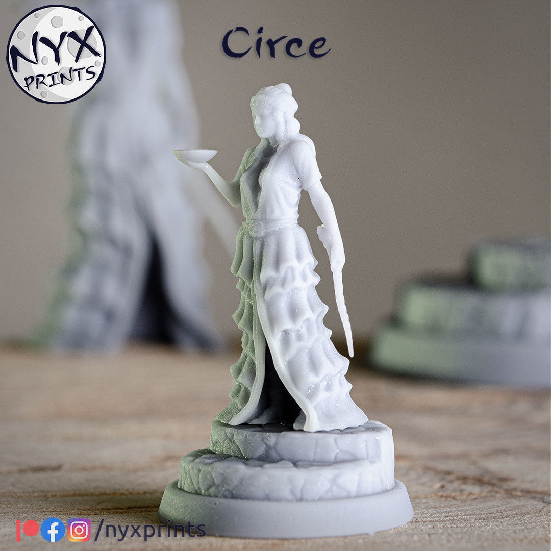 SORCERESS CIRCE 3D model 3D printable | CGTrader