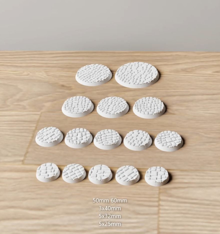 Cobblestone Base Set 3D model 3D printable | CGTrader