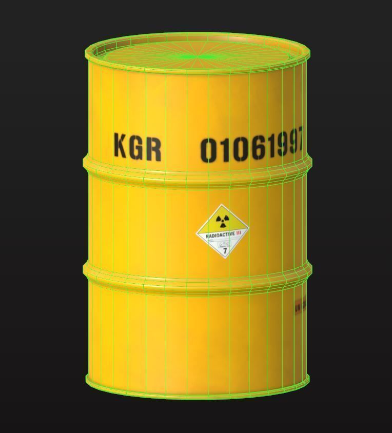 3D model Nuclear Barrels VR / AR / low-poly | CGTrader