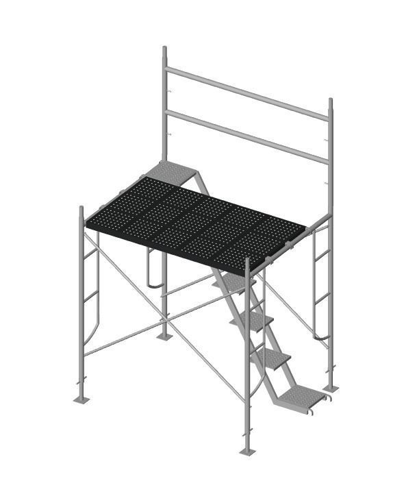 MS-03-SCAFFOLD-REVIT FAMILY 3D MODEL 3D model | CGTrader