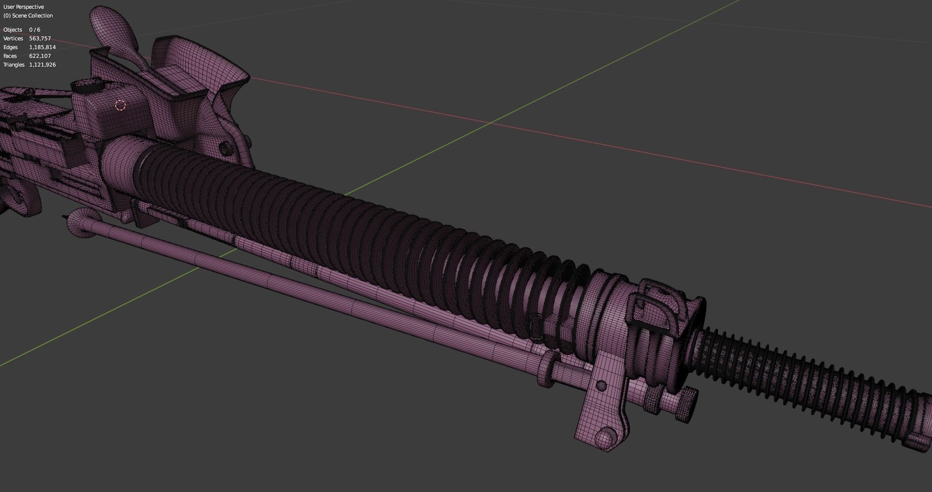3D model Nambu Type 11 light machine gun VR / AR / low-poly | CGTrader