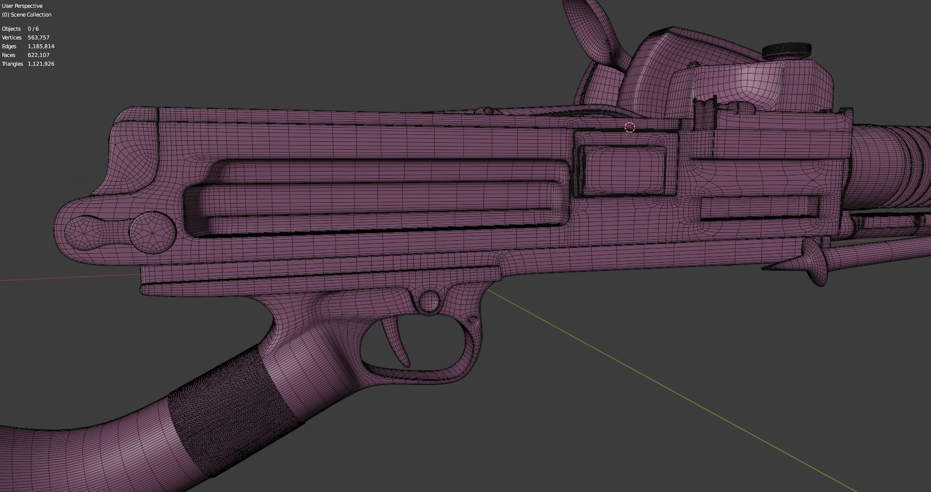 3D model Nambu Type 11 light machine gun VR / AR / low-poly | CGTrader