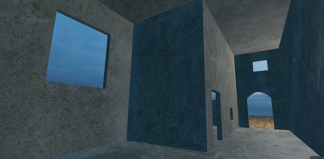 3D model building concrete VR / AR / low-poly | CGTrader