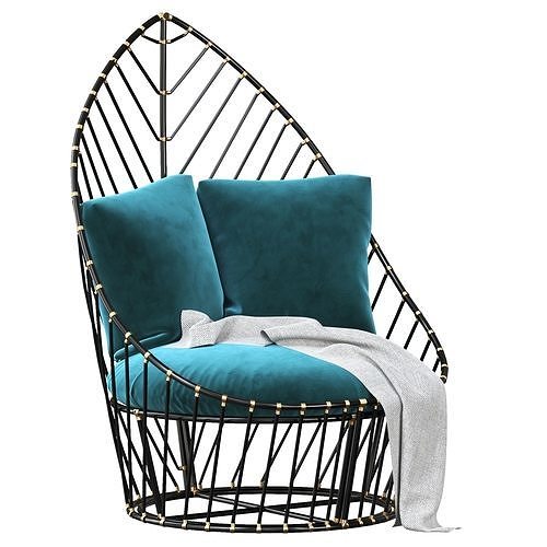 Palm Lounge Chair 3D model | CGTrader