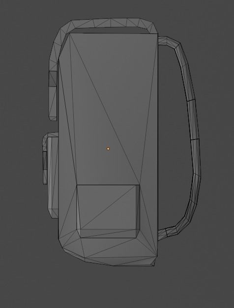 3D model Retro backpack low-poly Ready for export VR / AR / low-poly ...