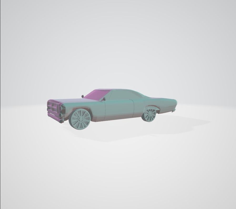 3D model Lowrider car VR / AR / low-poly | CGTrader