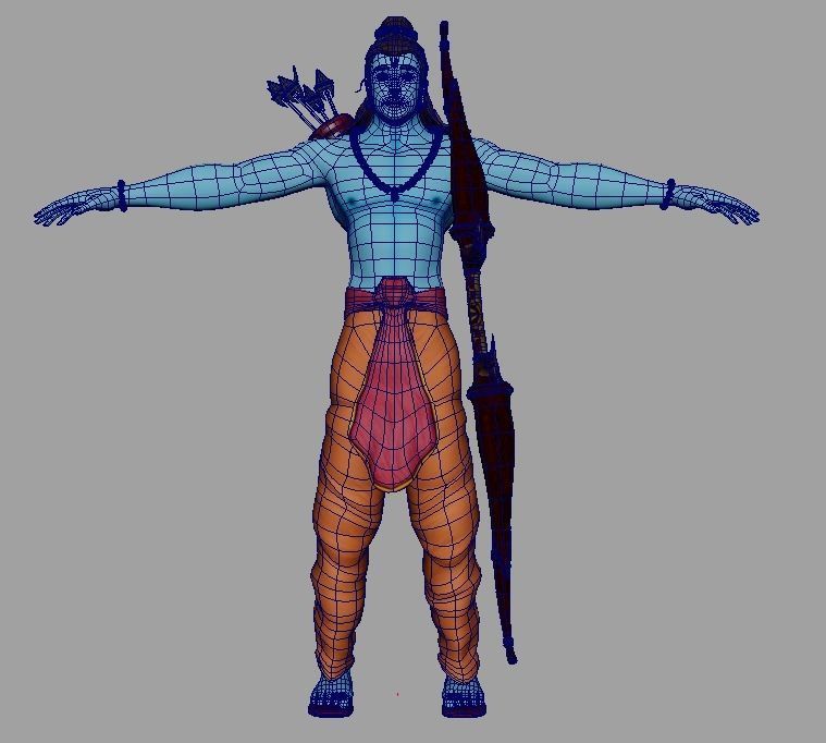 3D model Shri ram jee VR / AR / low-poly | CGTrader