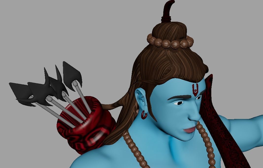 3D model Shri ram jee VR / AR / low-poly | CGTrader