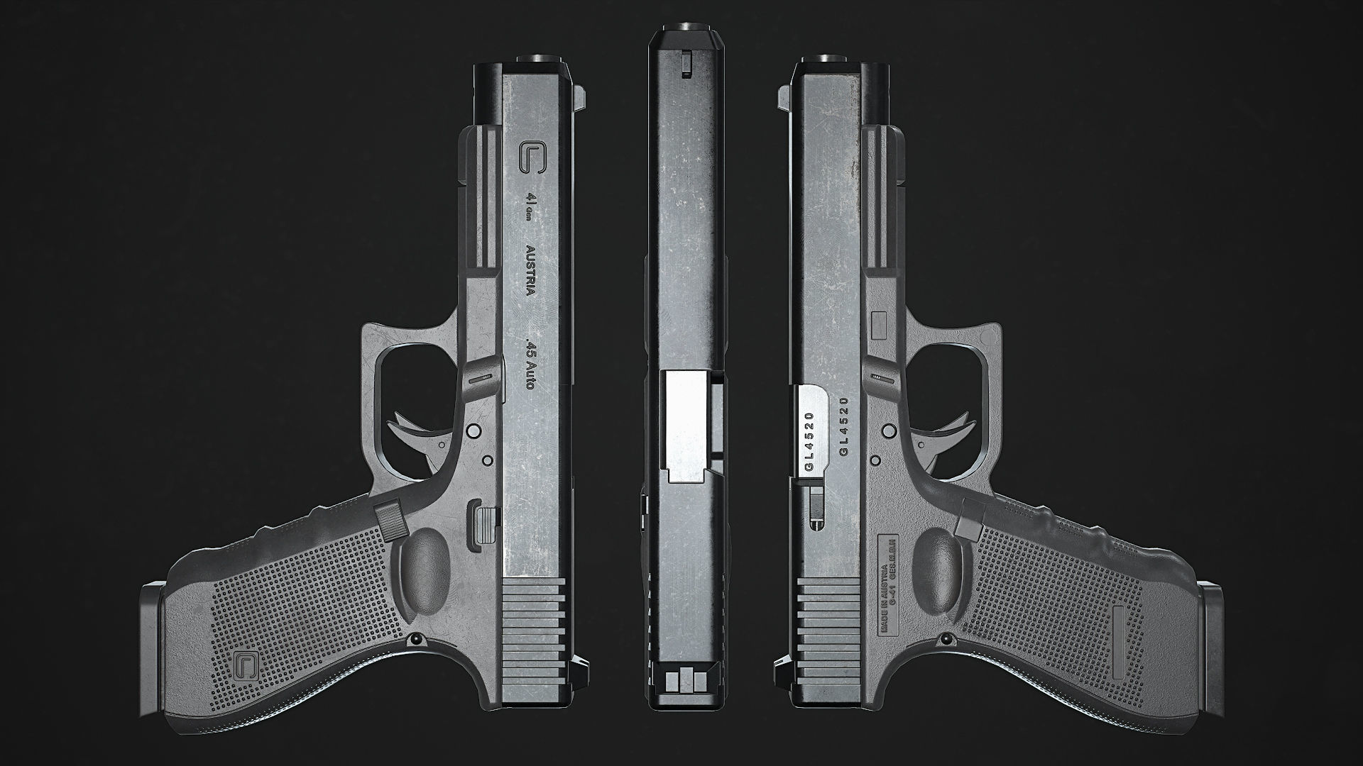 3D model G 41 Pistol VR / AR / low-poly | CGTrader