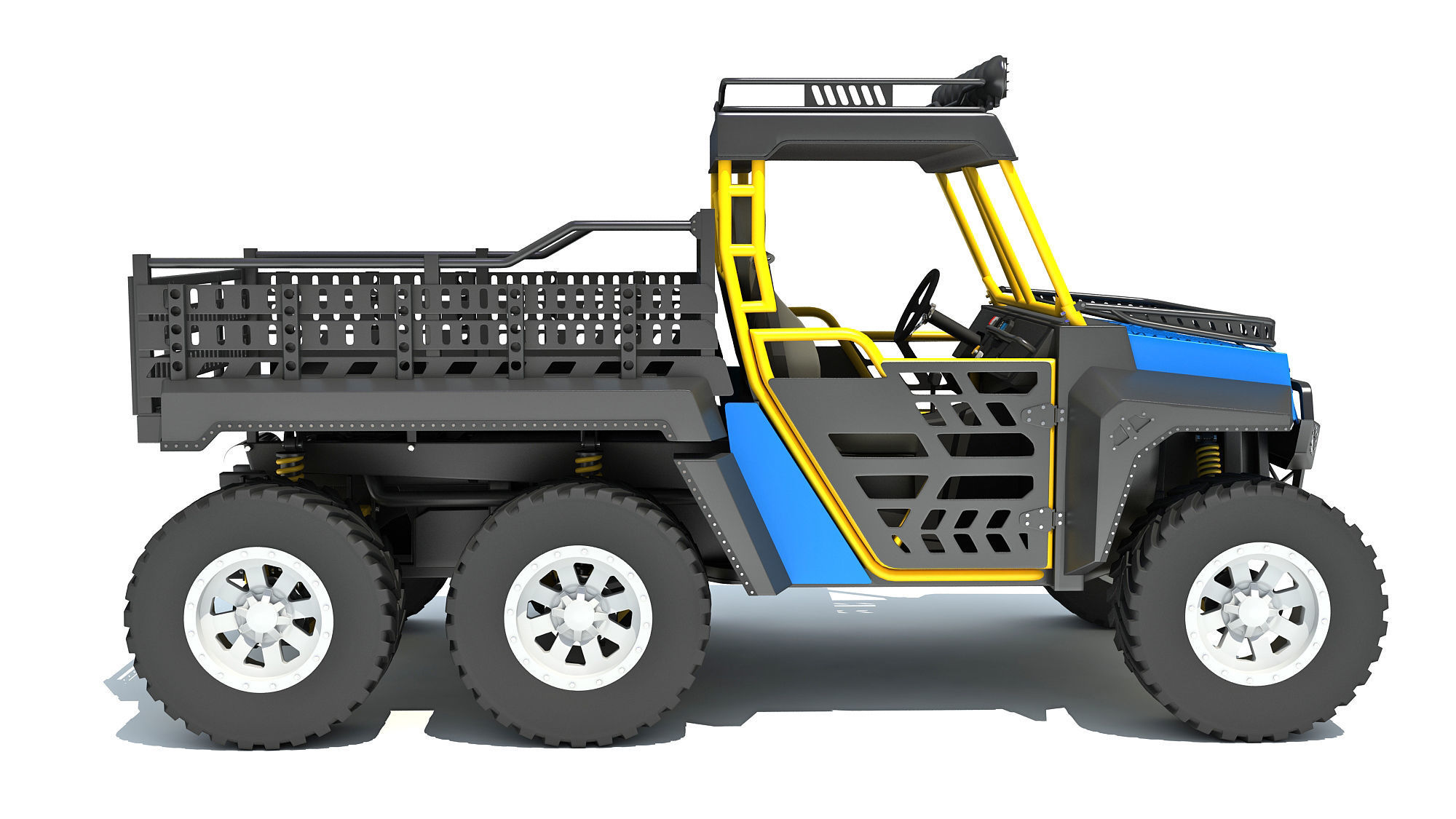 UTV Utility Terrain Vehicle 3D model | CGTrader